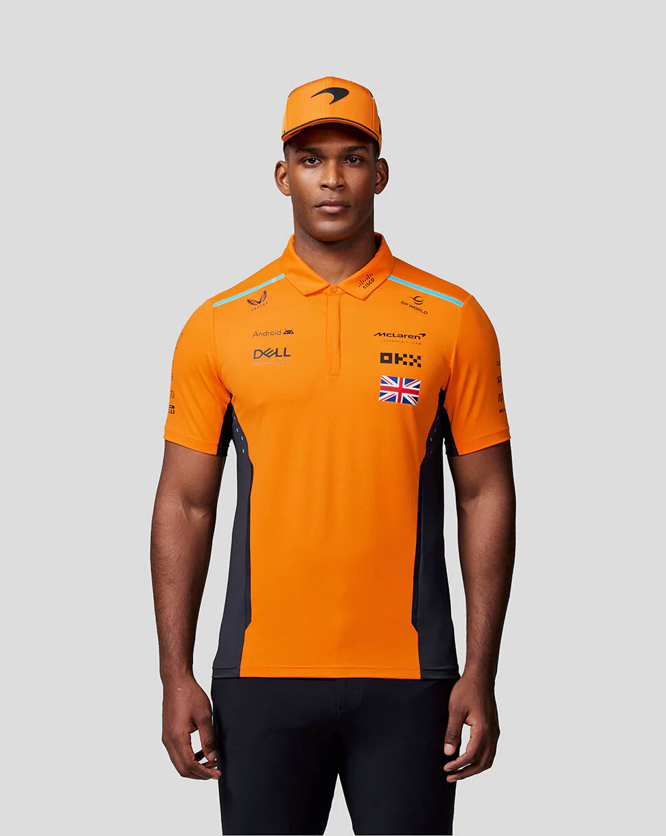 McLaren F1 Team Men's 2024 Lando Norris Driver Polo Shirt | CATEGORIES ...
