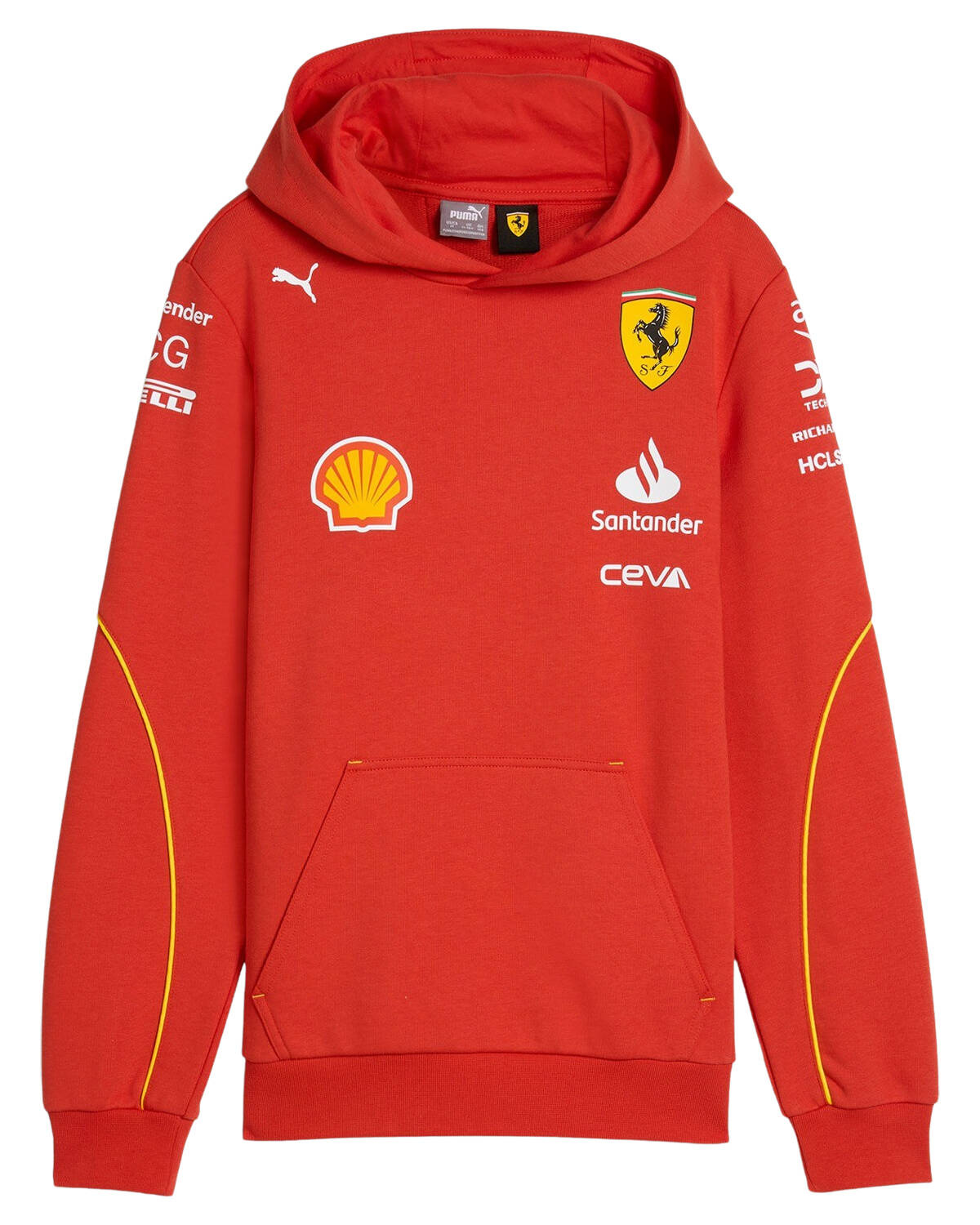 Scuderia Ferrari F1 Kids 2024 Team Hoodie Hooded Sweatshirt ...