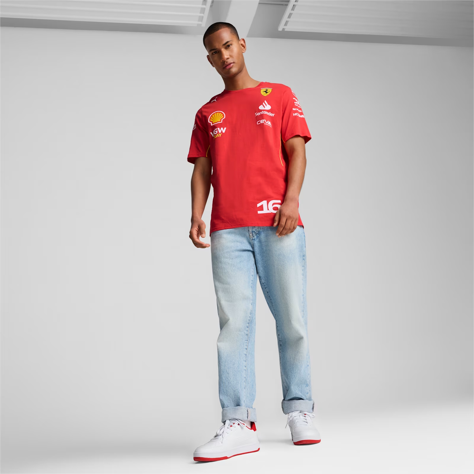 Scuderia Ferrari F1 Men's 2024 Charles Leclerc T-Shirt | CATEGORIES ...