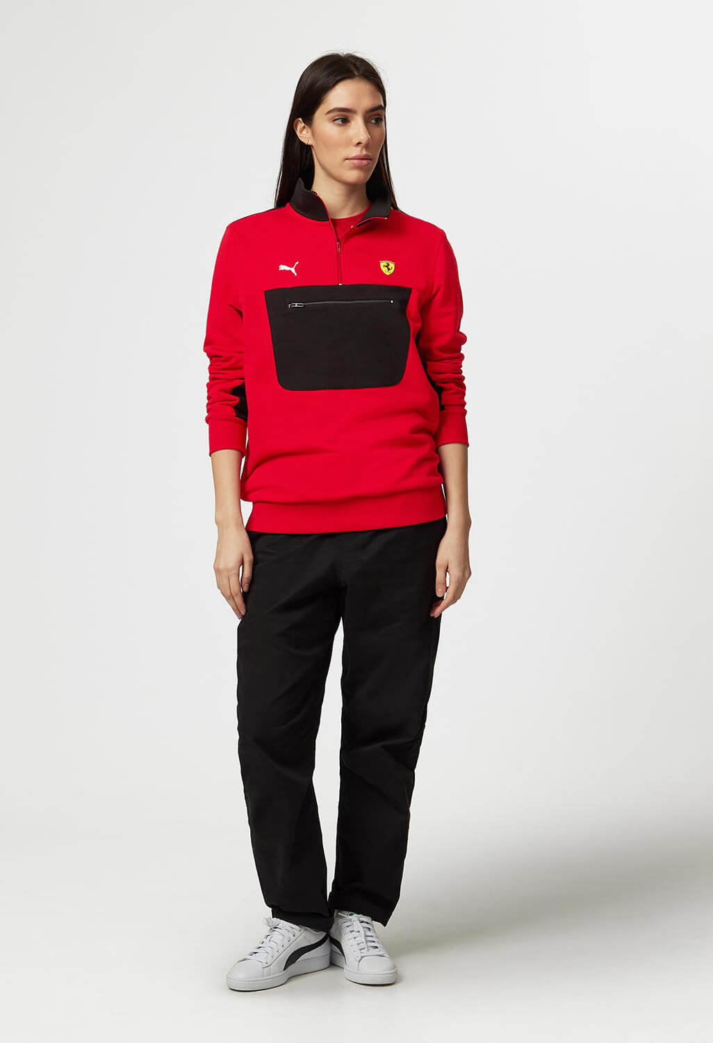 Scuderia Ferrari F1 Men's Quarter Zip Sweater - Red Red | CATEGORIES ...