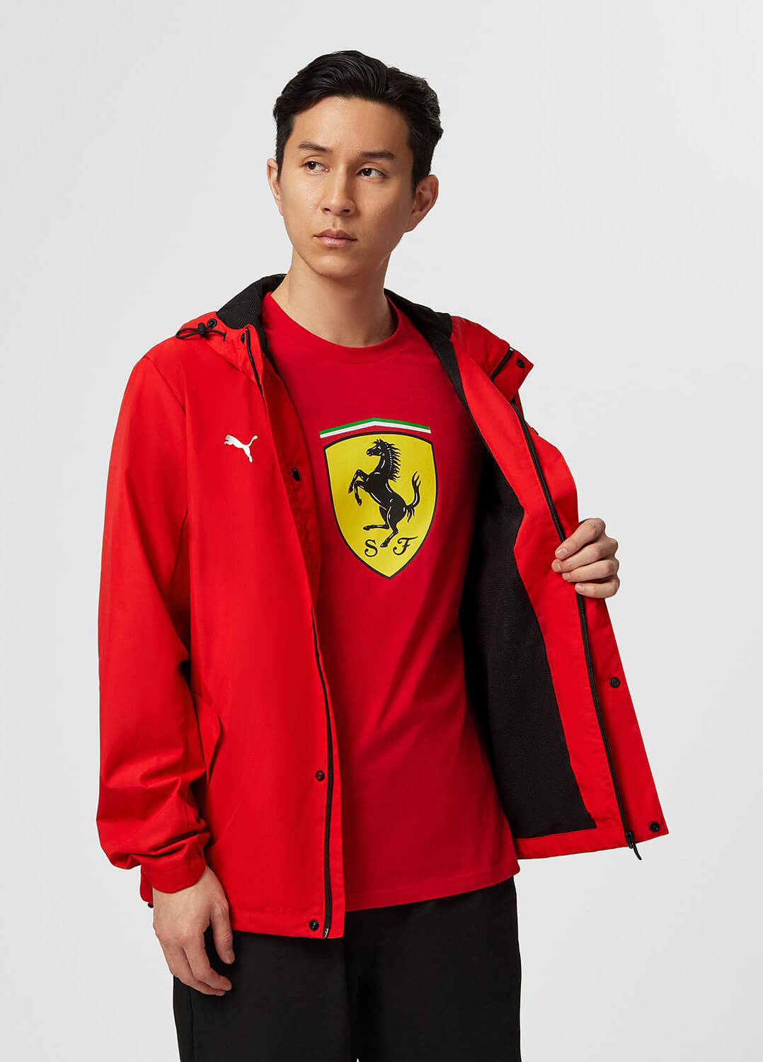 Scuderia Ferrari F1 Men's Rain Jacket - Red Red | CATEGORIES \ CLOTHING ...