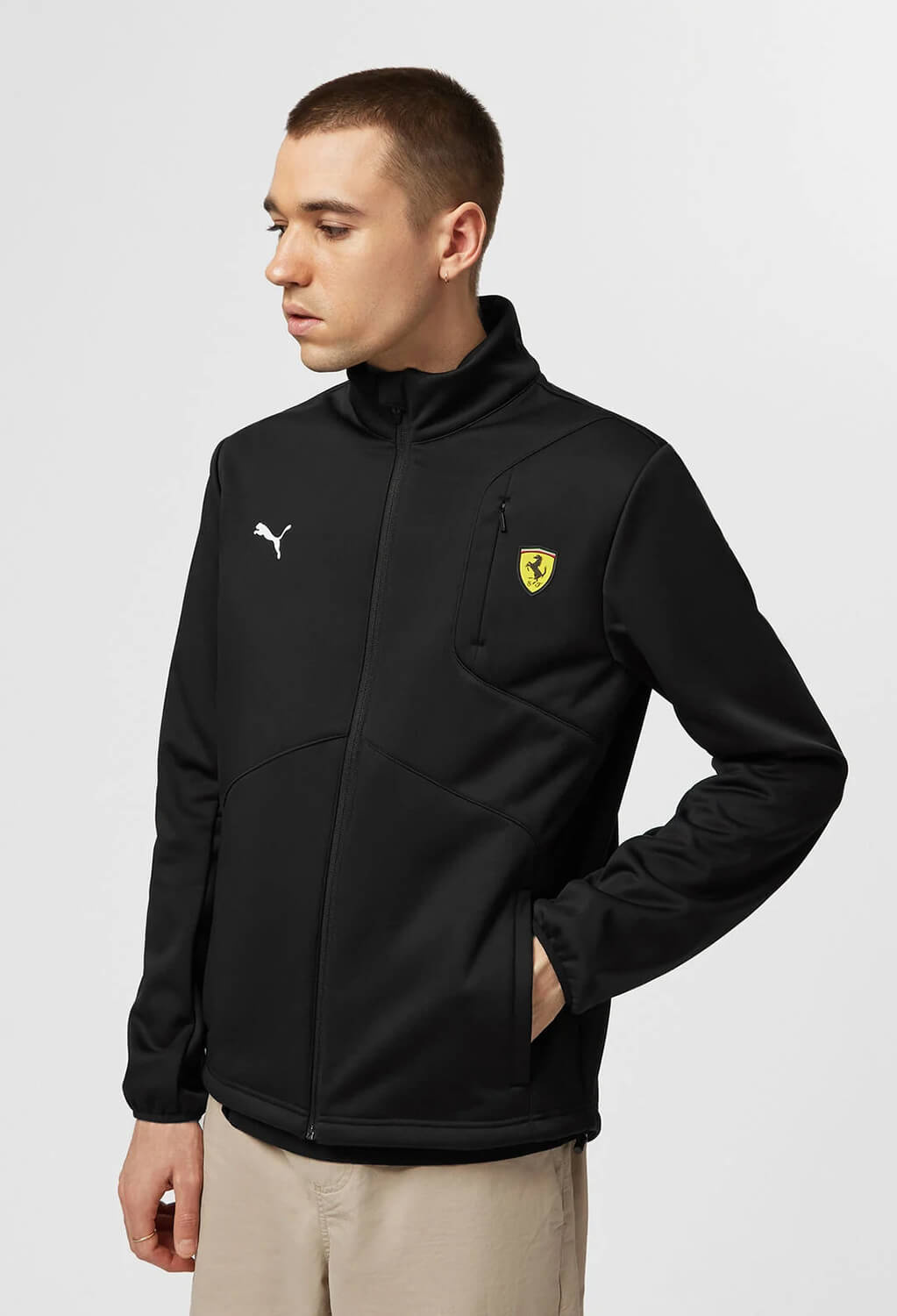 Scuderia Ferrari F1 Men's Softshell Jacket - Black Black | CATEGORIES ...