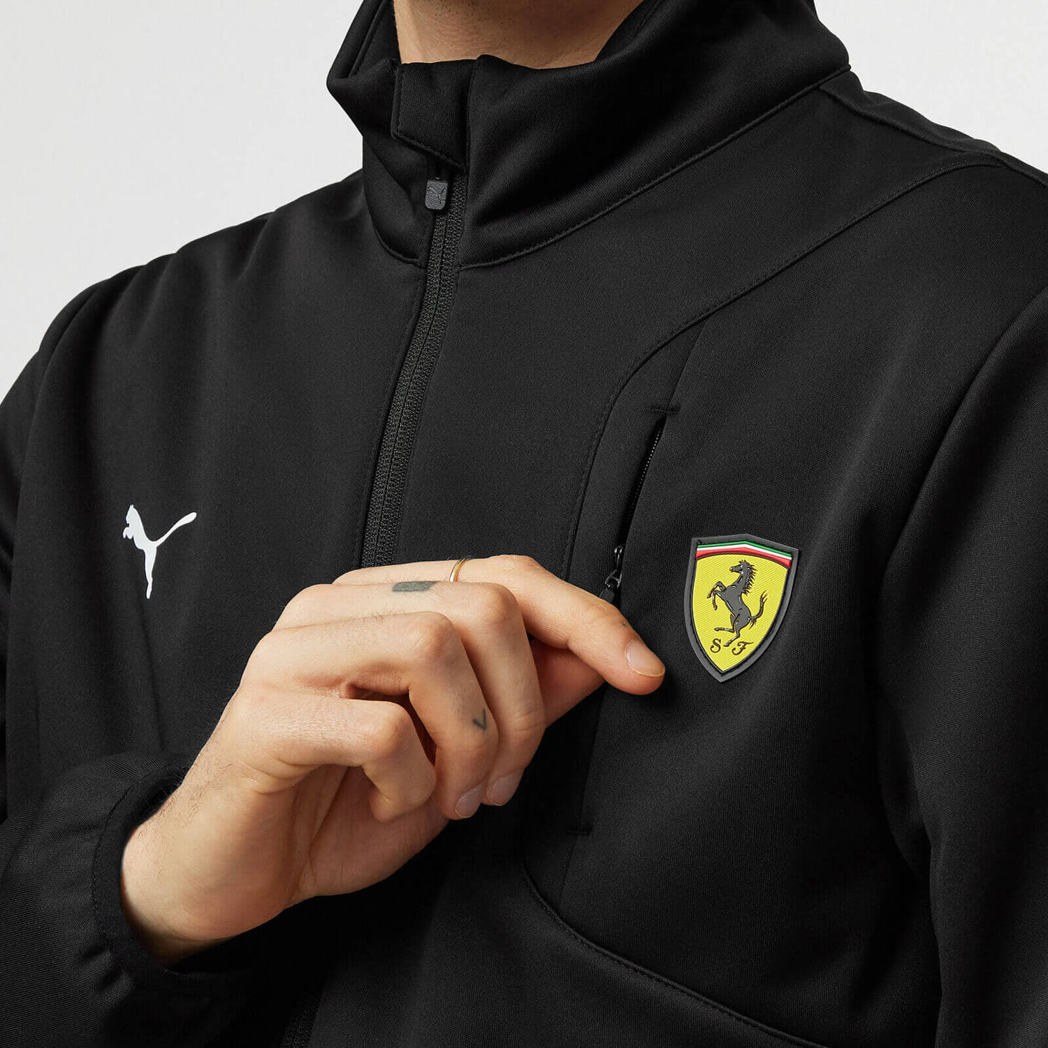 Scuderia Ferrari F1 Men's Softshell Jacket - Black Black | CATEGORIES ...